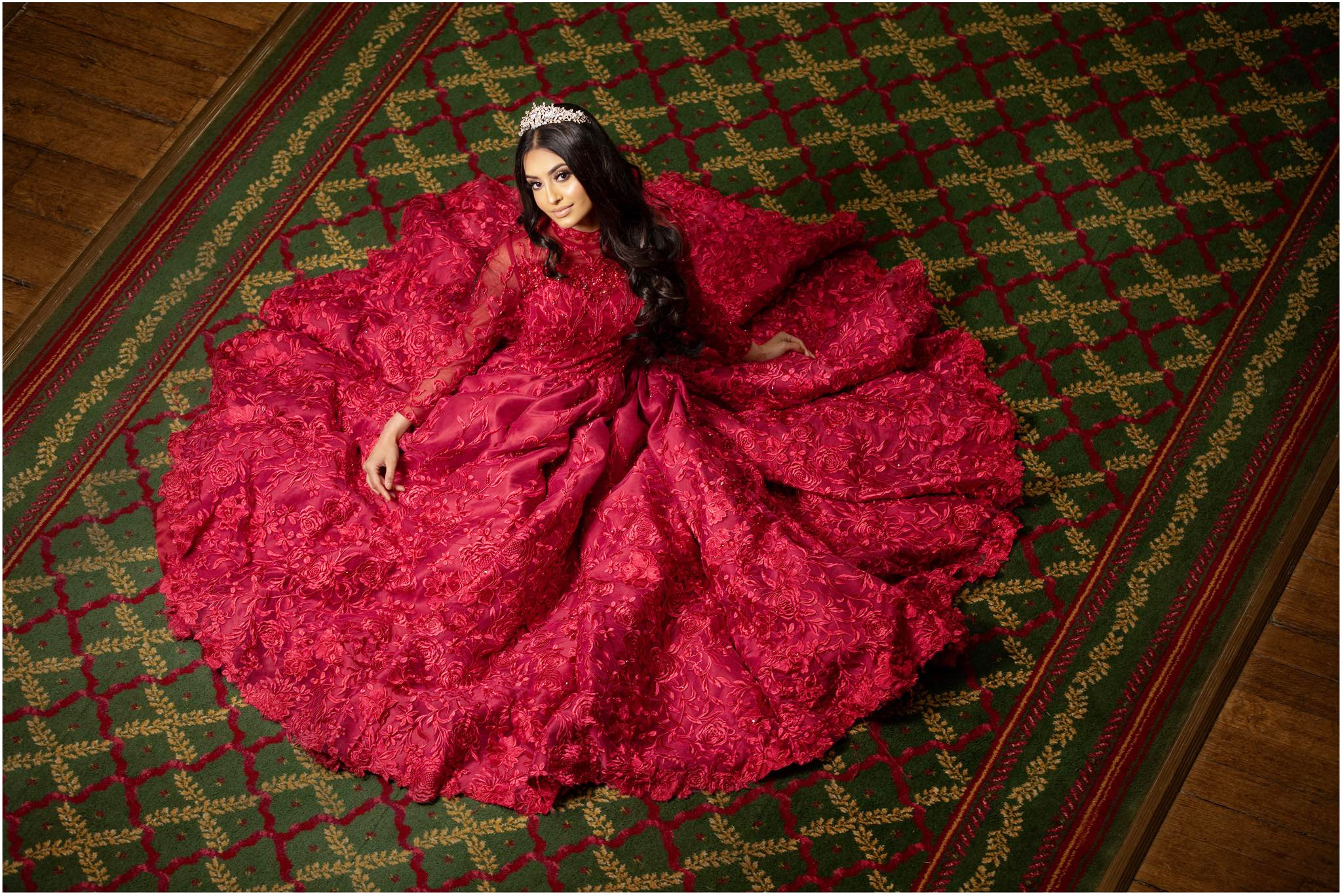 Photoshoot: Beauty in Red – Bridal Hair & Makeup Artist: Sofia Shakir